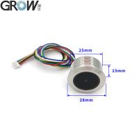 China GROW GM861 UART/USB Interface 1D/2D Bar Code QR Code Barcode Scanner Module With Stainless Steel Enclosure White Green LED for sale
