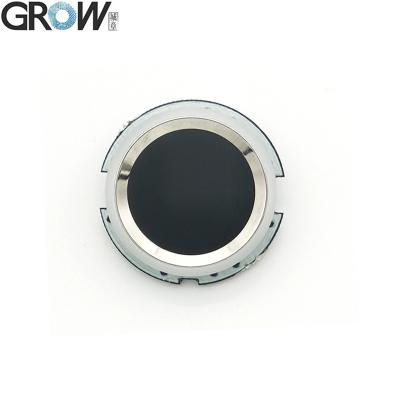 China GROW R502-A RGB LED Control Small Thin Circular DC3.3V SH1.0-6pin Capacitive Fingerprint Module Sensor Scanner for sale