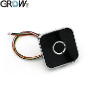 China GROW R502-AW Zinc Alloy Round Ring LED Control DC3.3V Capacitive Fingerprint Module Sensor Scanner for sale
