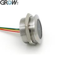 China GROW GM60 Stainless Steel LED Control Ring Indicator Light UART Interface 1D/2D Bar Code QR Code Barcode Reader Module for sale