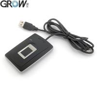China GROW R105 DC5V USB Biometric Desktop Big Size Capacitive USB Fingerprint Reader With Free SDK 1000 Capacity Support Android for sale