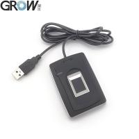 China GROW R105 DC5V USB Biometric Desktop Big Size Capacitive USB Fingerprint Reader With Free SDK 1000 Capacity Support Android for sale