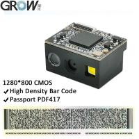 China GROW GM69-S 1280*800CMOS High Density Bar Code Readable 1D 2D USB UART PDF417 Bar Code Qr Code Scanner Module Reader for sale
