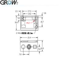 China GROW GM69-S 1280*800CMOS High Density Bar Code Readable 1D 2D USB UART PDF417 Bar Code Qr Code Scanner Module Reader for sale