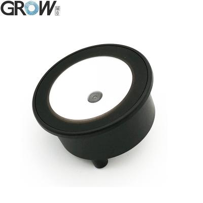 China GROW GM73 Small Round Easy Installation USB UART 1D 2D QR Code Barcode Scanner Reader for sale