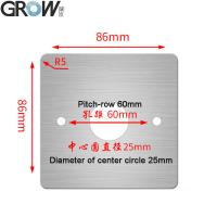 China GROW R503-Iron Plate-M25 Stainless Steel Installation Plate For R503/R503-5V/R503Pro/R503S Fingerprint Sensor Module Scanner for sale