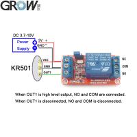 China GROW KR501 High Level Output DC3.3-10V Fingerprint Control Board With Fingerprint Module For Access Control System for sale