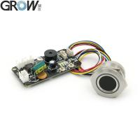 China GROW KS220-L+R503 DC30-75V Fingerprint Control Board 2 Relays Admin/User Funtion Self-locking/Jog/Ignition Mode for sale