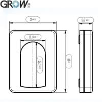 China GROW Black Case Enclosure Fingerprint Access Control Module(R301T/R302/R303/R303S/R304A/R306/R306S) for sale
