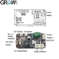 China GROW KS220-L DC30-75V Two Relays Output Fingerprint Control Board With Self-locking/Ignition/Jog Mode With Admin/User for sale