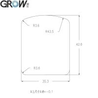 China GROW Black Bracket for R311 TCS1 Fingerprint Access Control Module for sale