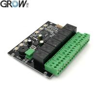 China GROW K219-B+G16 DC12V Admin/User Password Fingerprint Control Board With 6 Relays For Door Access Control System for sale