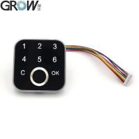 China GROW K226+G16 DC10-30V Admin/User Fingerprint Password Access Control Board 4 Relay Output Mode For Door Access Control System for sale