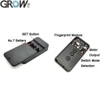China GROW K236-A+R502-AW DC6V 4*AAA Battery Case Fingerprint Control Board Admin/User Fingerprint For Door Access Control System for sale