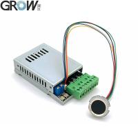 China GROW K220+R502-A DC10-24V Two Relay Output With Administrator/User Fingerprint Access Control Board 0.5s-60s-Normally Open Relay for sale