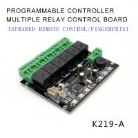 China GROW K219-A+R502-AW Fingerprint Infrared Remote Control Board For Door Access Control Programmable Time Relay Output for sale