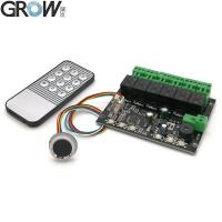 China GROW K219-A+R502-A DC12V 6 Relays Infrared Remote Control Board Programmable Time Relay Fingerprint for sale