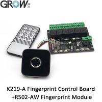 China GROW K219-A Programmable Multiple Relay Fingerprint Infrared Remote Controller Control Board for sale