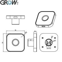 China GROW K202+R502-AW DC12V Low Power Consumption Fingerprint Access Control Board for sale