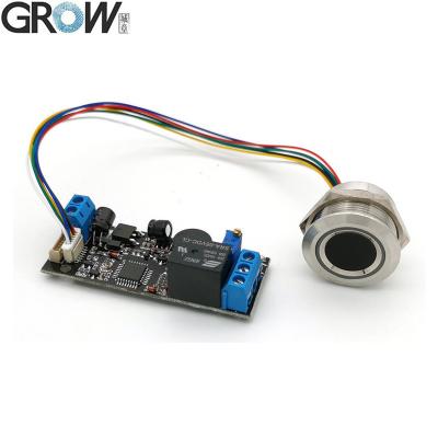 China GROW K202+R503 DC12V Low Power Consumption Ring Indicator Light Capacitive Fingerprint Access Control Board for sale