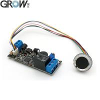 China GROW K202+R502-A DC12V Low Power Consumption Fingerprint Access Control Board+R502-A Small Ring LED Fingerprint Module for sale