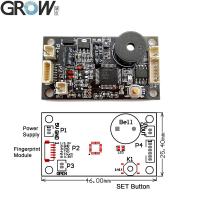 China GROW KS200+R502-A 4*AA Battery or DC3.7V-6.5V Motor Output Circular Ring Indicator Light Fingerprint Access Control Board for sale