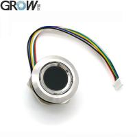 China GROW KS200+R503 4*AA Battery or DC3.7V-6.5V Ring Indicator Light Door Access Control Capacitive Fingerprint Access Control Board for sale