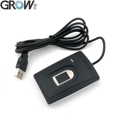 China GROW R102A Capacitive USB Fingerprint Reader With DC5V 208*288 Pixel 1500 Capacity For Windows Android Access Control for sale