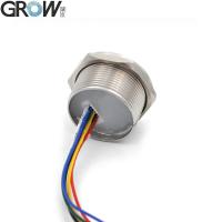 China GROW R503-M22 Round RGB Ring Indicator LED Control DC3.3V 200 Capacity SH1.0-6pin Capacitive Fingerprint Module Sensor Scanner for sale