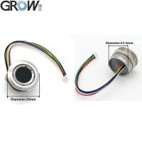 China GROW R503 New Circular Round RGB Ring Indicator LED Control DC3.3V SH1.0-6pin Capacitive Fingerprint Module Sensor Scanner for sale