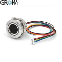 China GROW R503-5V RGB LED DC5V UART Interface MX1.25-6pin Waterproof Capacitive Fingerprint Module Sensor Scanner For Arduino Android for sale