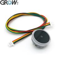 China GROW GM60-S Ring Indicator Light Can Controlled Small Round UART Interface 1D/2D Bar Code QR Code Barcode Reader Module for sale