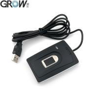 China GROW R102A Capacitive USB Fingerprint Reader With DC5V 208*288 Pixel 1500 Capacity For Windows Android Access Control for sale