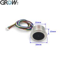 China GROW GM861 UART/USB Interface 1D/2D Bar Code QR Code Barcode Scanner Module With Stainless Steel Enclosure White Green LED for sale