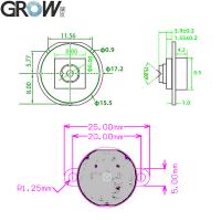 China GROW GM861XS-0 Small 1D/2D Bar Code QR Code DC5V Barcode Reader Module UART/USB Interface White Green LED For Android Linux for sale