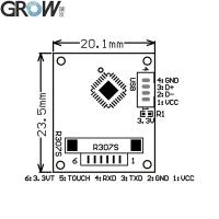 China GROW R307S Cheap 1000 Capacity USB UART Optical Fingerprint Module Sensor Scanner For Door Access Control for sale