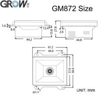 China GROW GM872 DC5V 1D/2D QR Barcode Scanner Module USB/UART Interface Bar Code Reader Support Android Windows Arduino For Bus for sale
