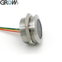 China GROW GM60 Stainless Steel LED Control Ring Indicator Light UART Interface 1D/2D Bar Code QR Code Barcode Reader Module for sale