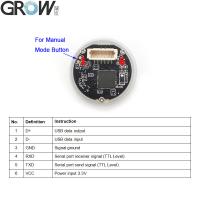 China GROW GM861S UART / USB Interface 1D/2D Bar Code QR Code Barcode Reader Module White Green LED for sale