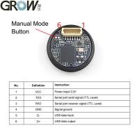 China GROW GM910S Black DC3.3V USB UART 2D / 1D Qr Scanner Module for sale