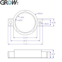 China GROW GM861S/GM861S-LED/GM910S Black Plastic Bracket Easy Installation For GM861S/GM861S-LED/GM910S Barcode Scanner for sale