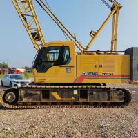 China 2017 XCMG 55 Tons Used Crawler Crane , Old Crawler Mounted Crane 40meter Boom for sale