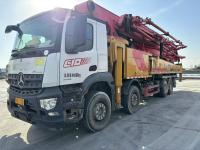 China Sany 62 Meters Concrete Pump Truck Mercedes Benz Used Pump 2021 Pump Trucks for sale