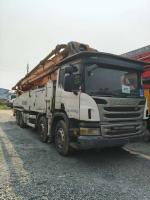 China 2013 Zoomlion Second Hand Concrete Pump 56 Meter With Scania for sale