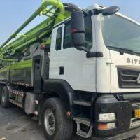 China Concrete Pump Truck Used Original 2020 Zoomlion 49m with Sitrak Chassis for sale