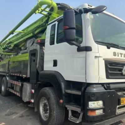 China Concrete Pump Truck Used Original 2020 Zoomlion 49m with Sitrak Chassis for sale