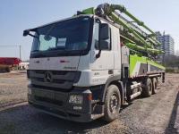 China 2018 Zoomlion Used 49Meter Concrete pump truck with Benz Chassis for sale