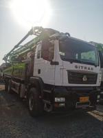 China 2020 Zoomlion Used 49Meter Concrete pump truck with Sitak Chassis for sale