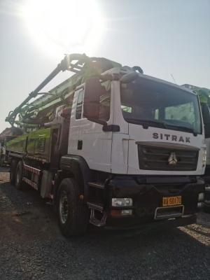 China 2020 Zoomlion Used 49Meter Concrete pump truck with Sitak Chassis for sale