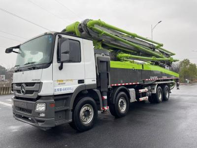 China Zoomlion 56m Concrete Pump Truck with Benz Chassis Used 2018 Hotselling Cement Truck for sale